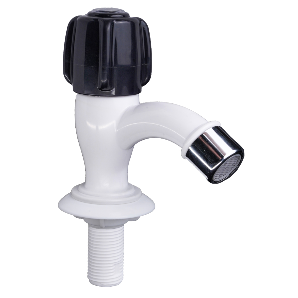1302 BASIN TAP 90" WITH BLACK ROUND HEAD - Sin Yang Plastic
