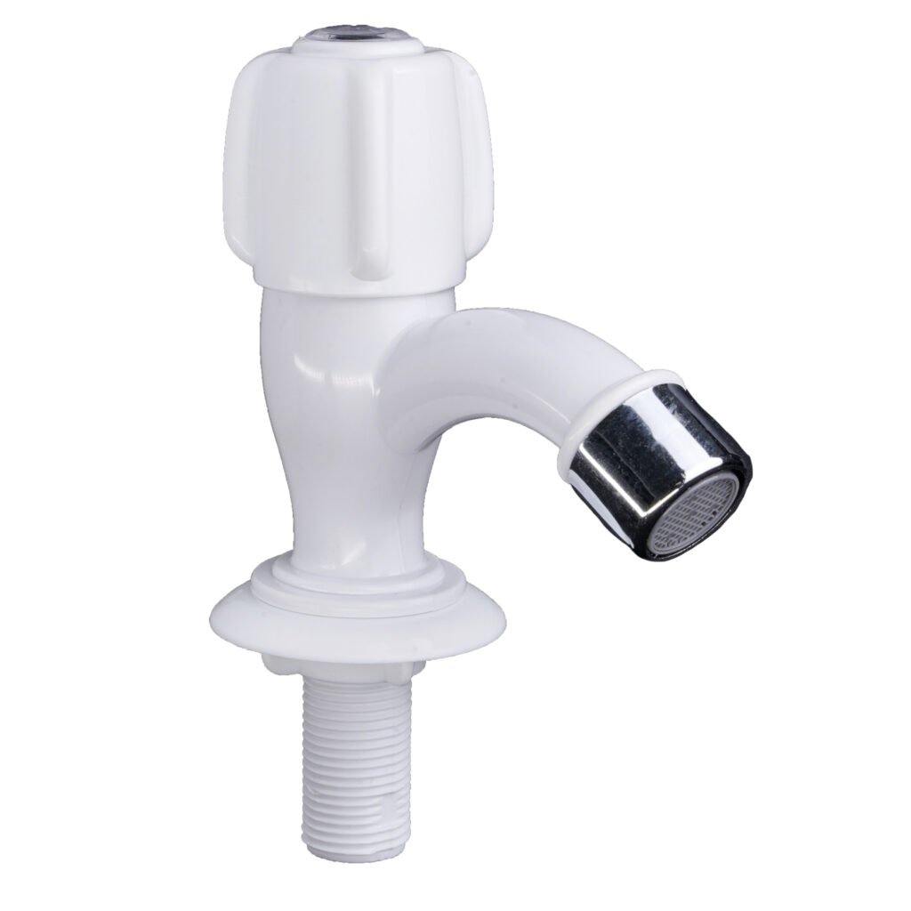 1303 BASIN TAP 90" WITH WHITE ROUND HEAD - Sin Yang Plastic