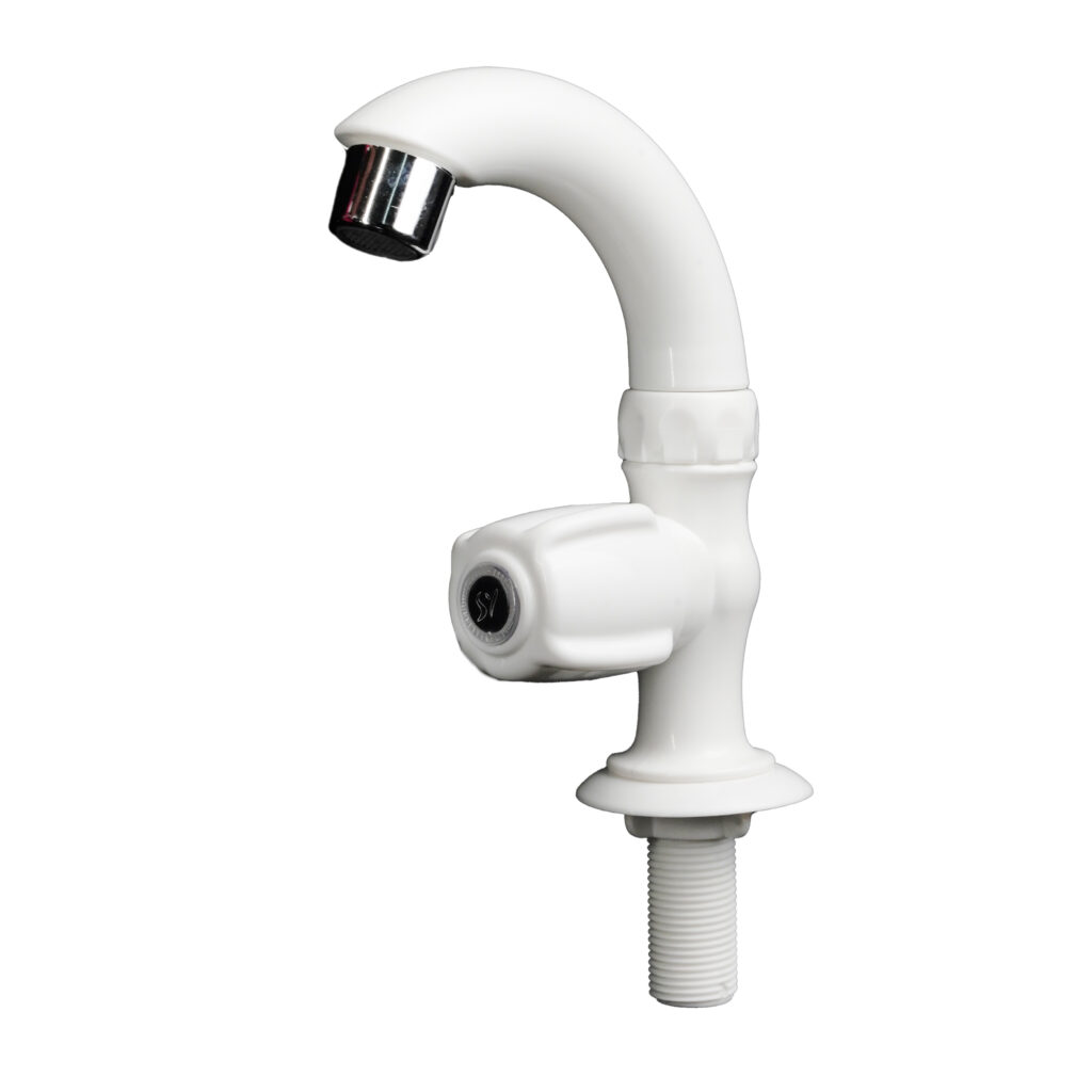 1803 PILLAR ARC BASIN TAP WITH ROUND HEAD - Sin Yang Plastic