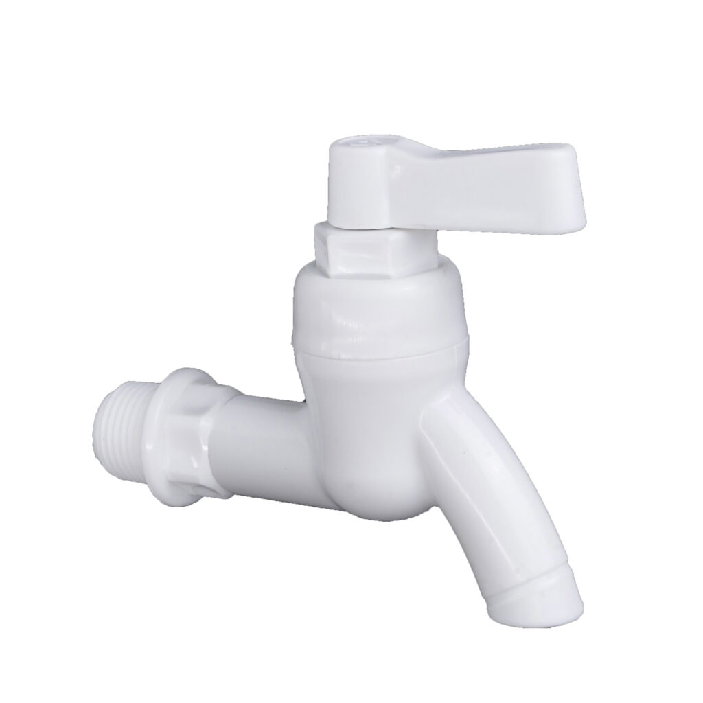 1816 1/2" BSP BIB TAP 90' WITH LEVER HEAD - Sin Yang Plastic