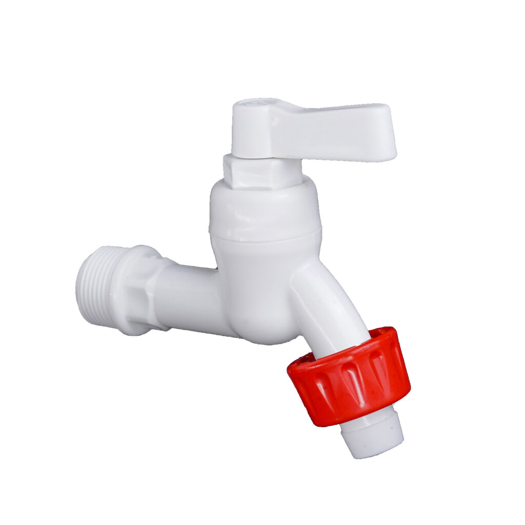 1819 BIB TAP 90" WITH 5/8" WATER HOSE TAP CONNECTOR WITH LEVER HEAD ...
